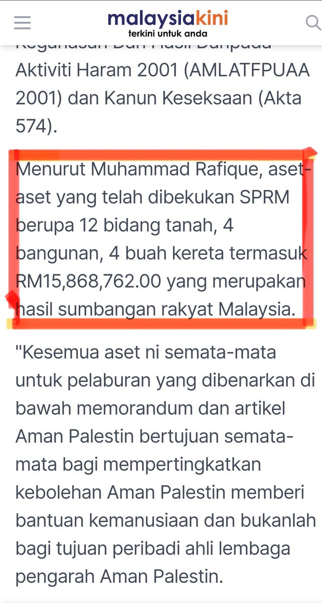 AP-ISMA YANG BUAT PELABURAN DENGAN DUIT DERMA, TAPI BAGI AMARAN KEPADA ...