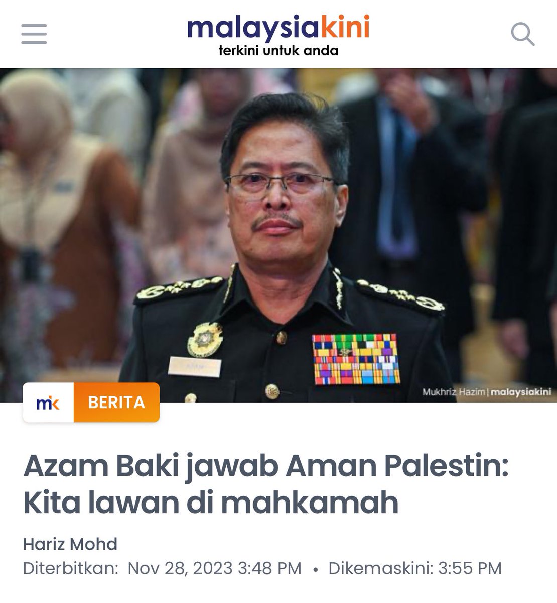 AP-ISMA YANG BUAT PELABURAN DENGAN DUIT DERMA, TAPI BAGI AMARAN KEPADA SPRM? Aku telah mendengar ...