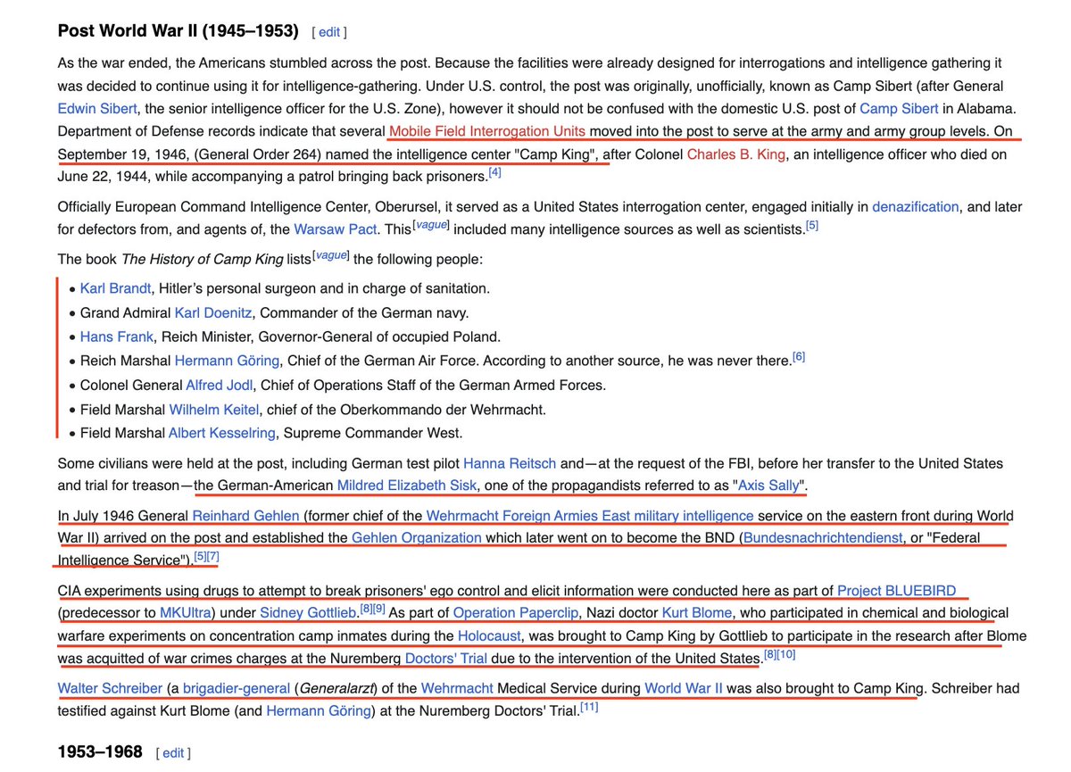 Henry Kissinger led the Euro Command Intel School at CIA Project ...