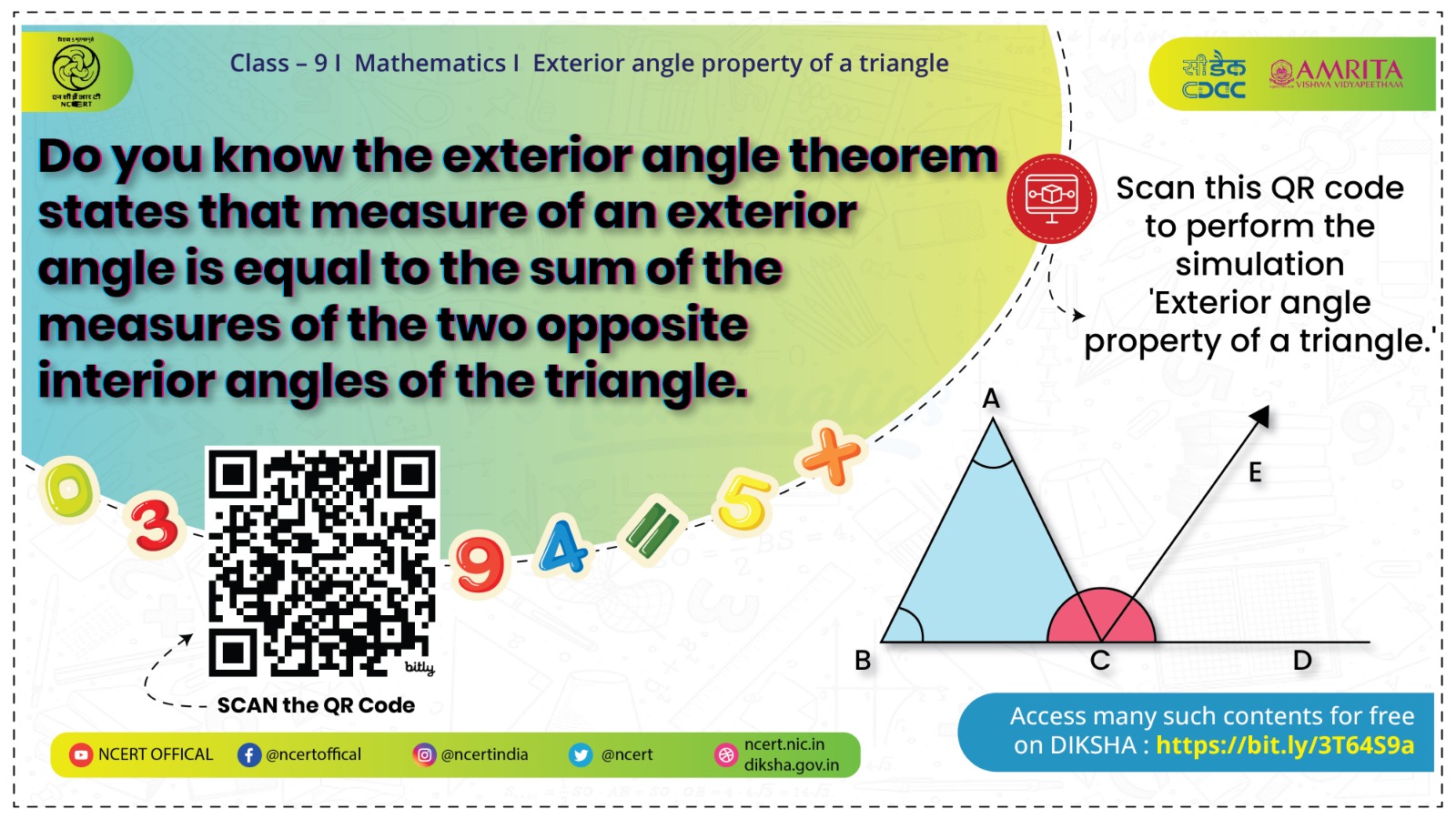 Exterior Angle Conjecture Exterior Angle Theorem Partner Practice