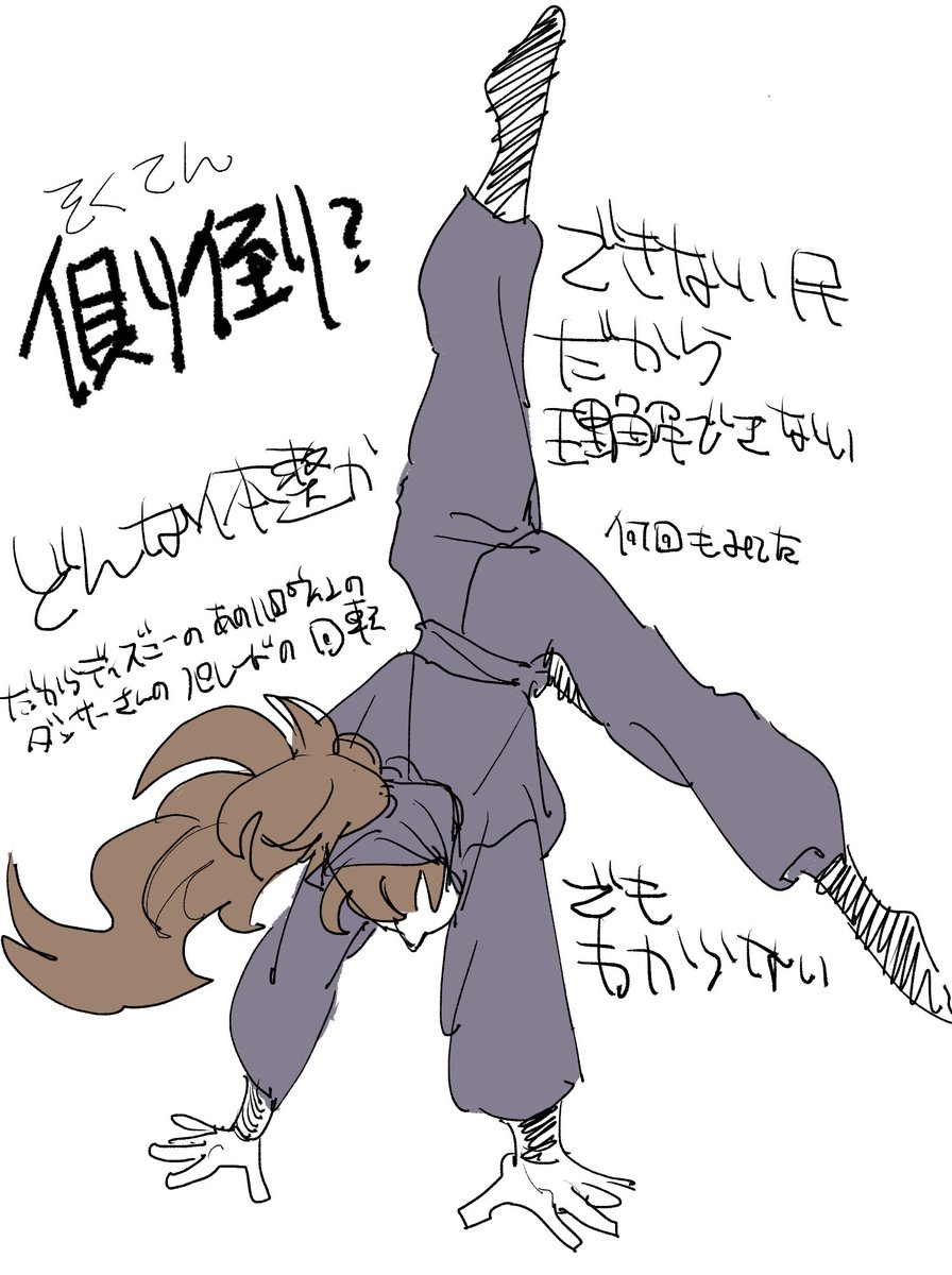 「側転!」たっくん【11/23 東3 ヨ38b】の漫画