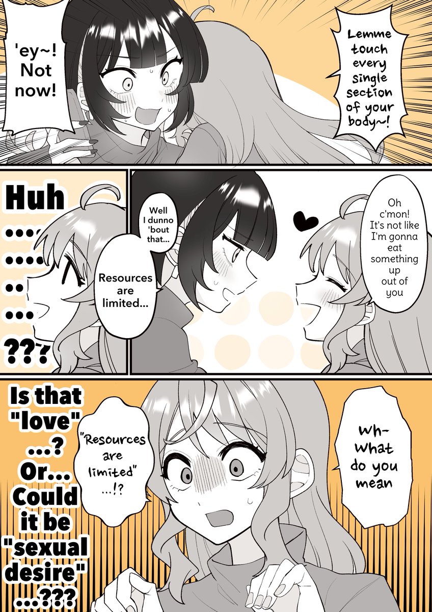 「髪があるカップルあるある #小春と湊 続き🔽 【CI-en】 https://t.co/G78souXccP 【FA」ひあるろん🌸単行本発売中！の漫画