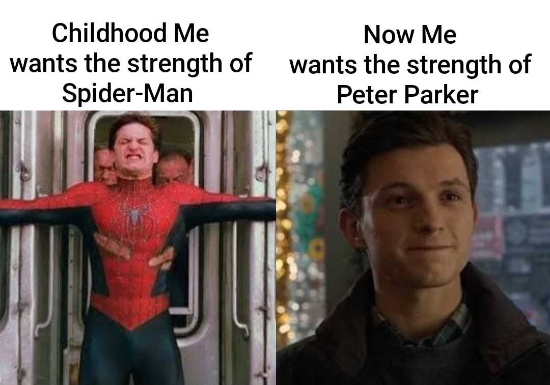 Spider Man Meme The Feels The Feeling When The School's Pizza Partys