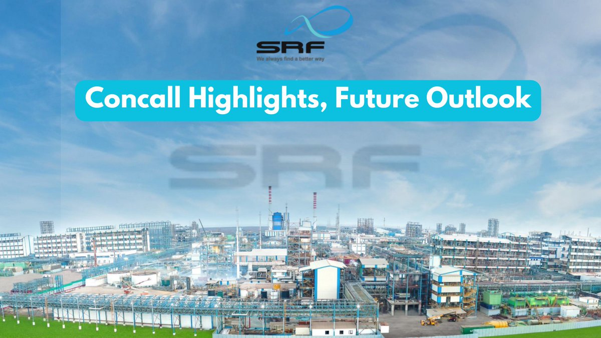 SRF - Concall Highlights & Future Outlook⚡️👇 SRF - Chemical Leader🔥 ...