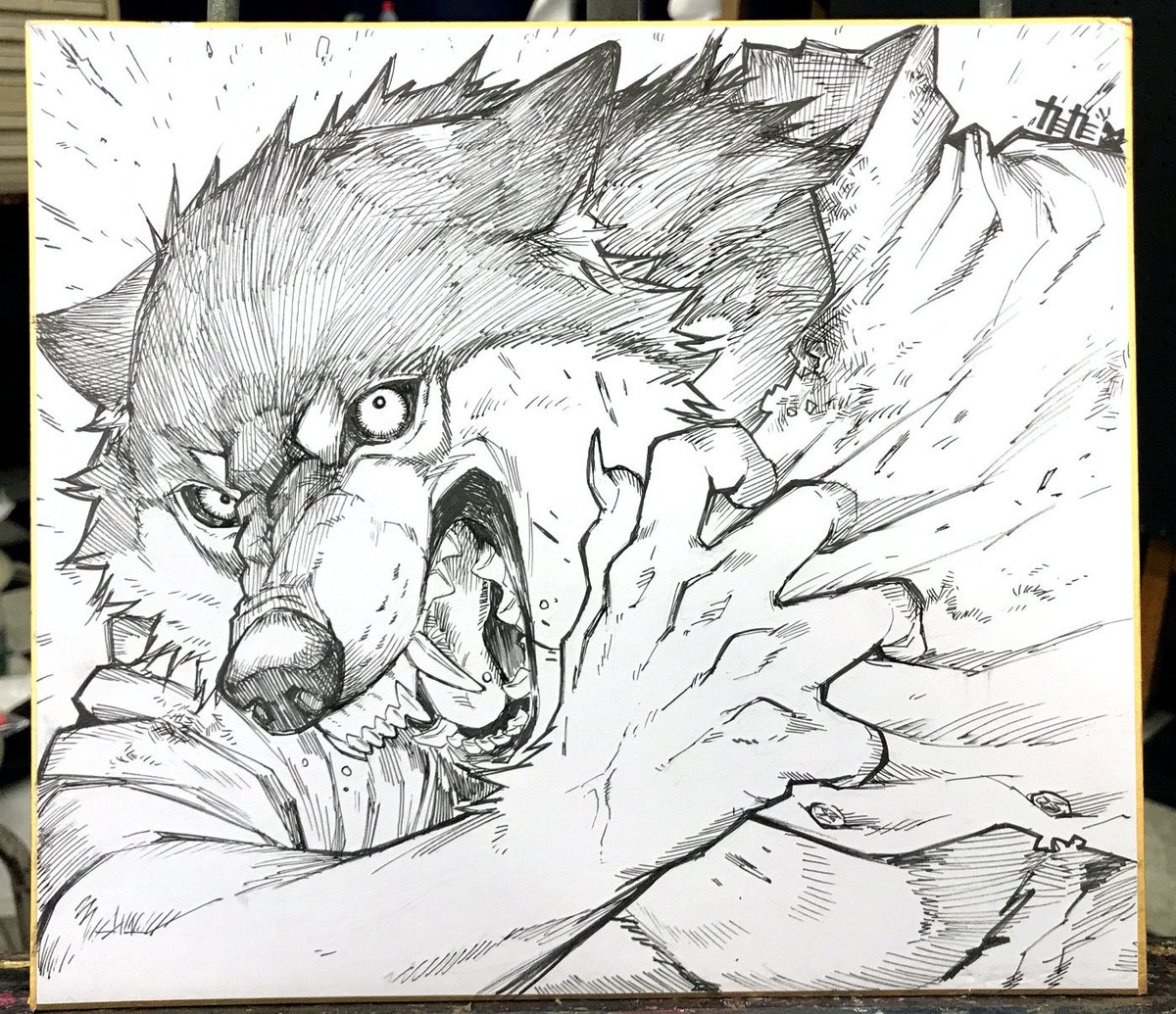 「学生の時の絵、めっちゃ描き込んでて偉いなと思った(自画自賛💪 」カミカミ/Kamikamiの漫画