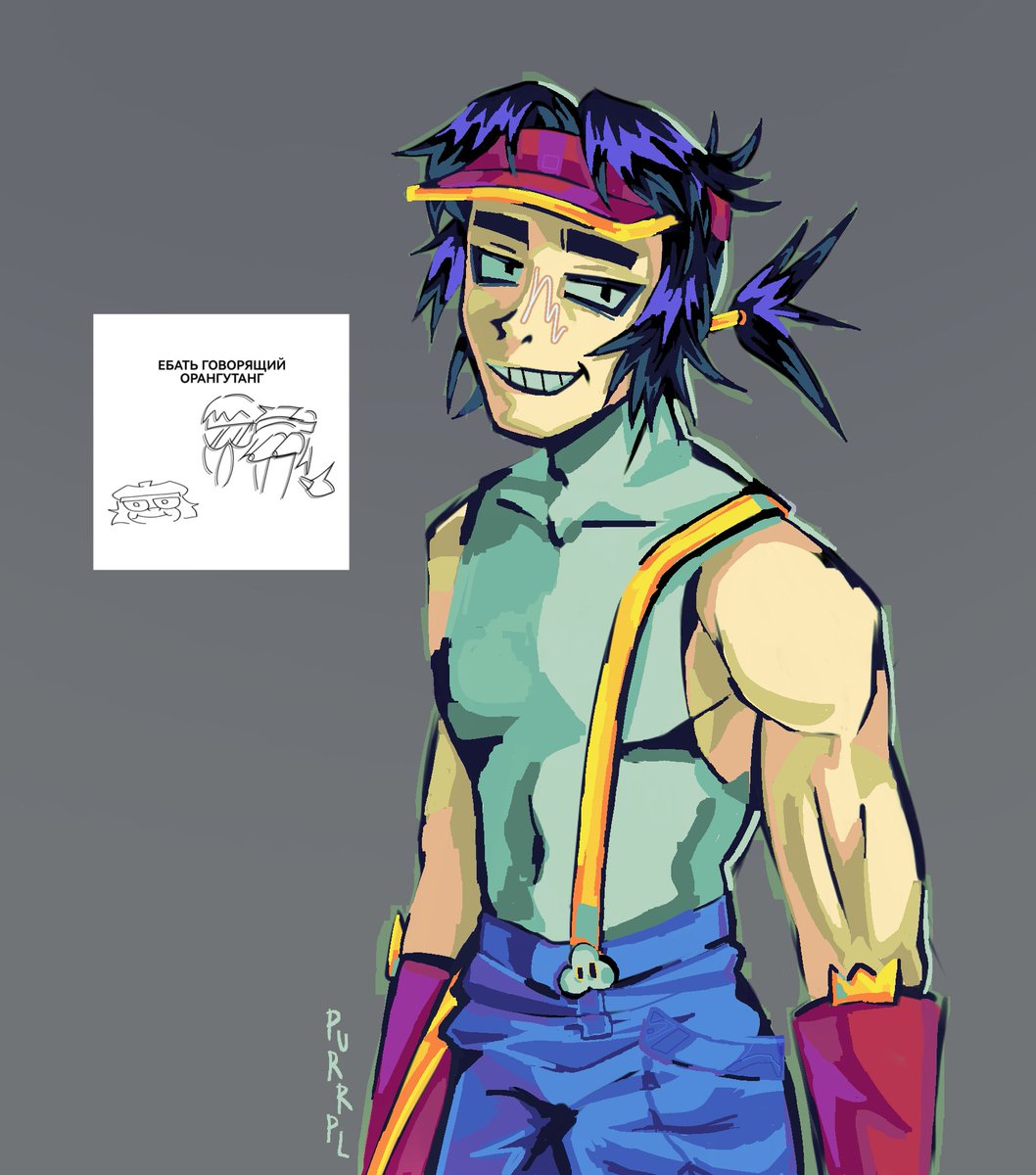 「me when im multifandom#brawlstars #fangb」|purrplのイラスト