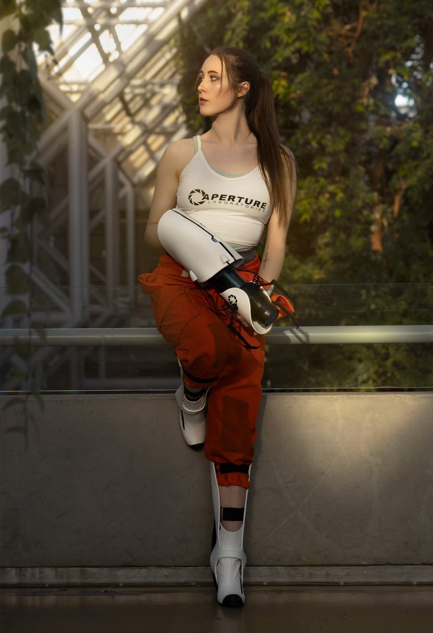 Portal 2 Chell Cosplay Just Thought I'd Post The Chell Cosplay I Made