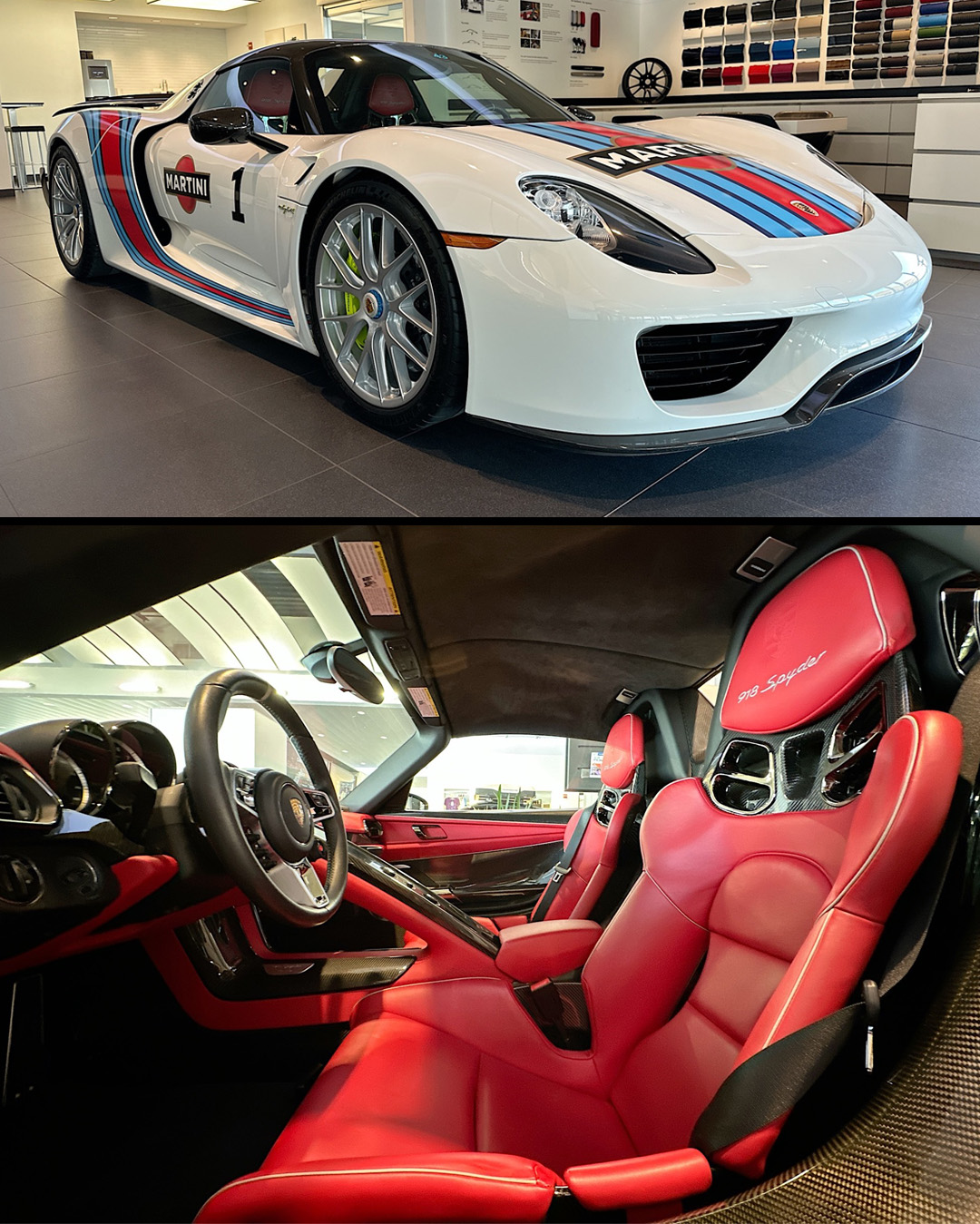 Porsche 918 Interior