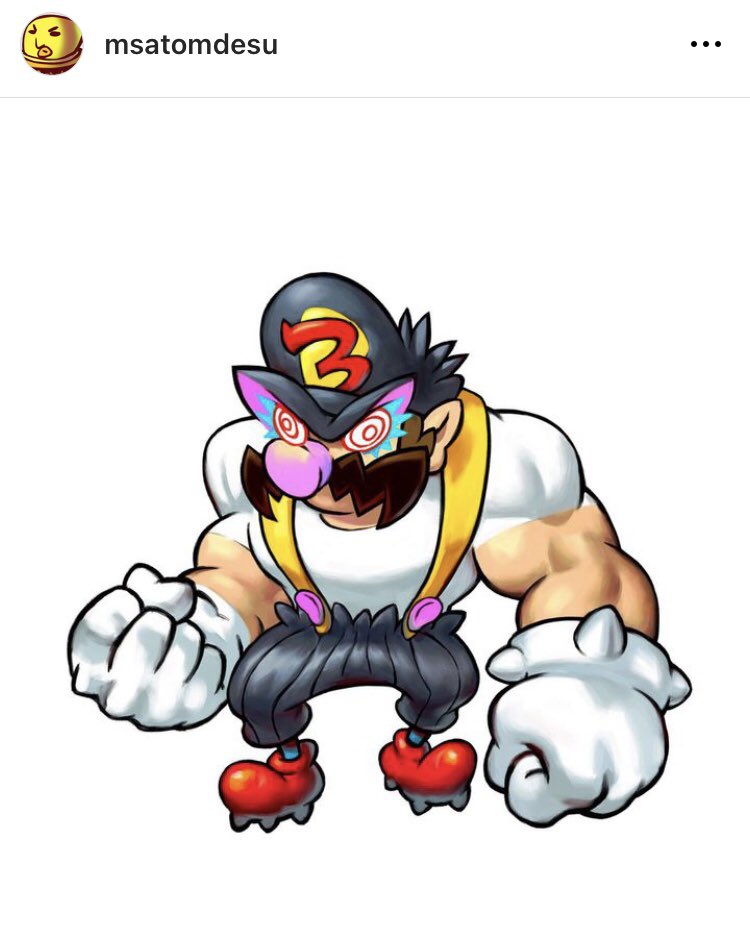 Fire Wario And Fire Waluigi