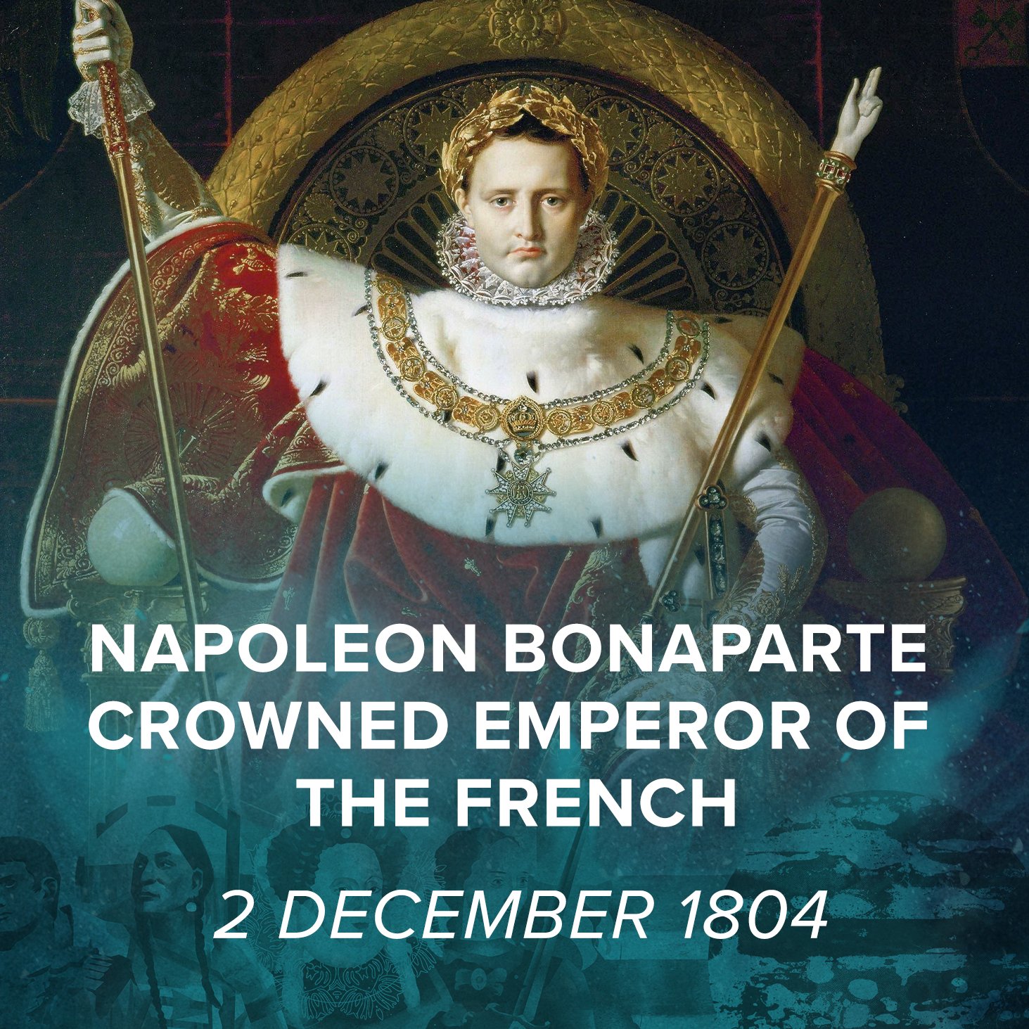 Napoleon Bonaparte Being Crowned