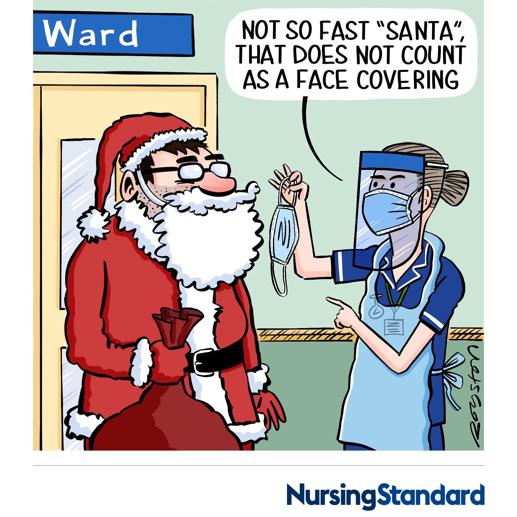 Nursing Humor Cartoons Royston On X: "A Nursing Standard #Christmas