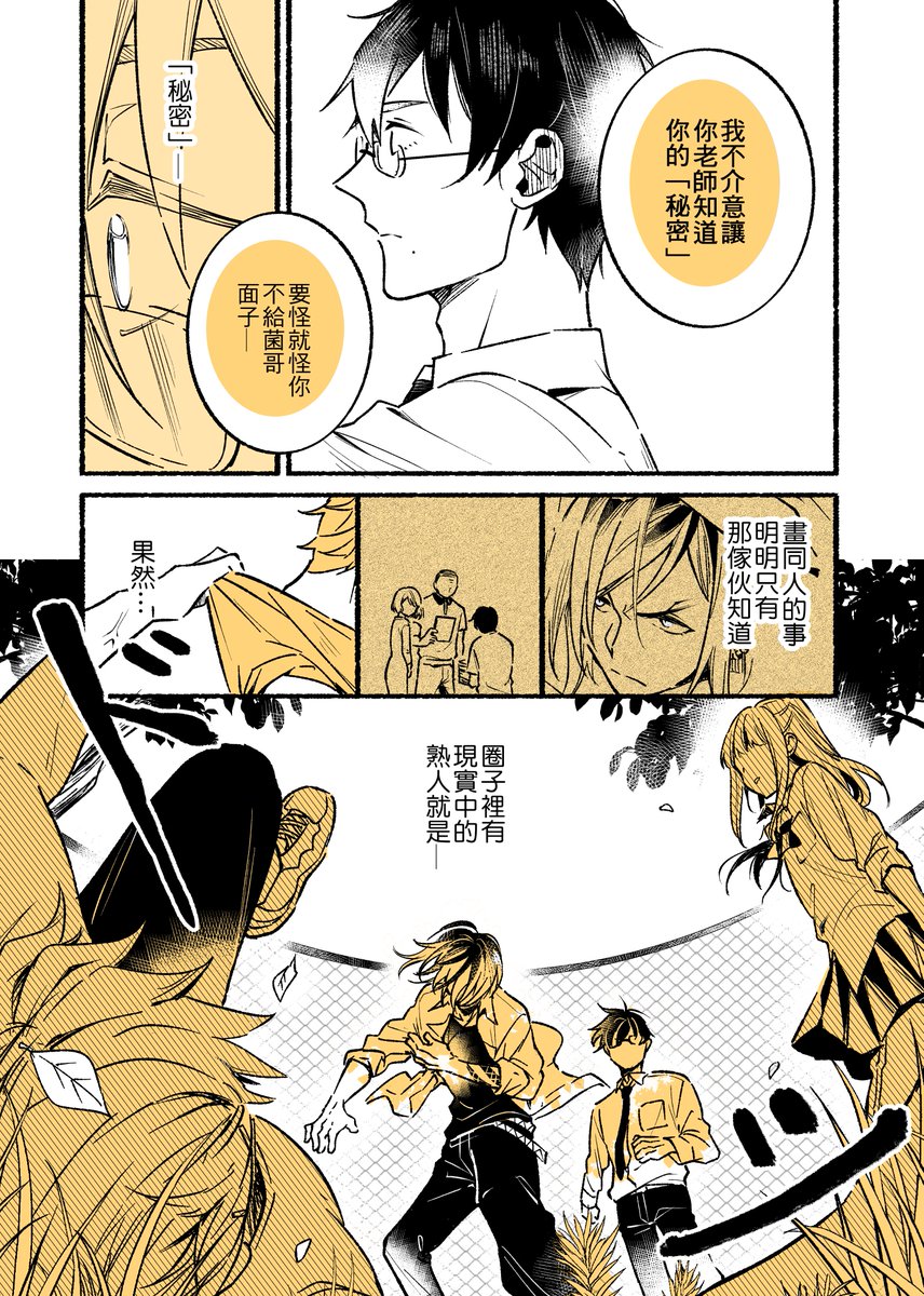 原創BL #轉推感謝 放課後2人同人社 14 欠訓練😡 CxC好讀版|」MDモンキー🙈稿中の漫画