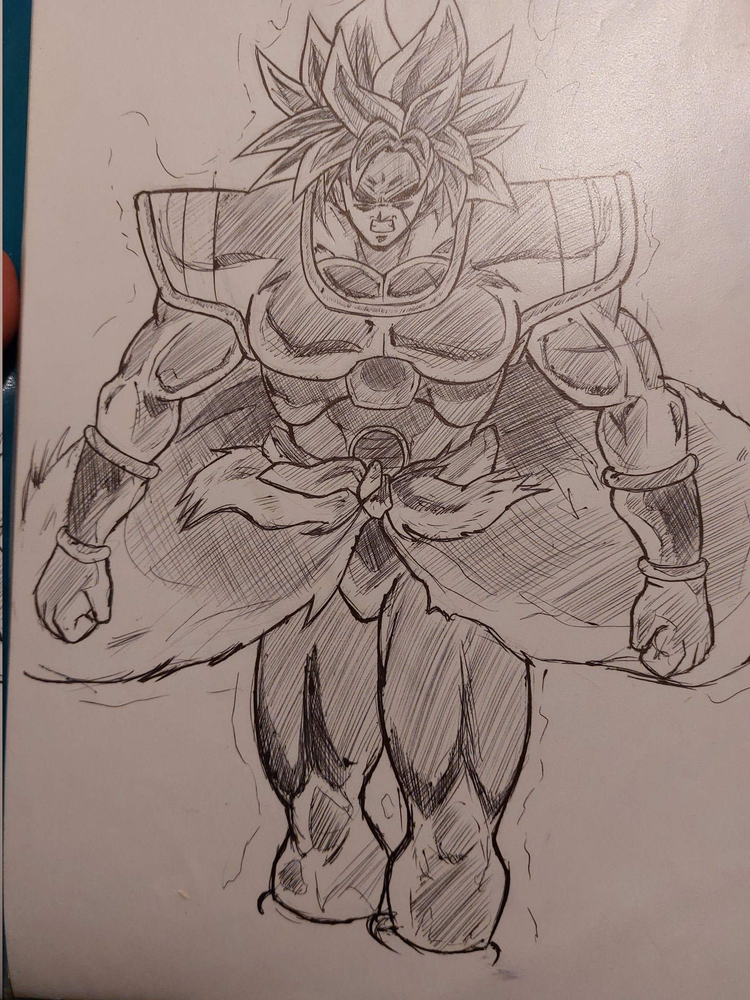 Broly Drawings In Pencil