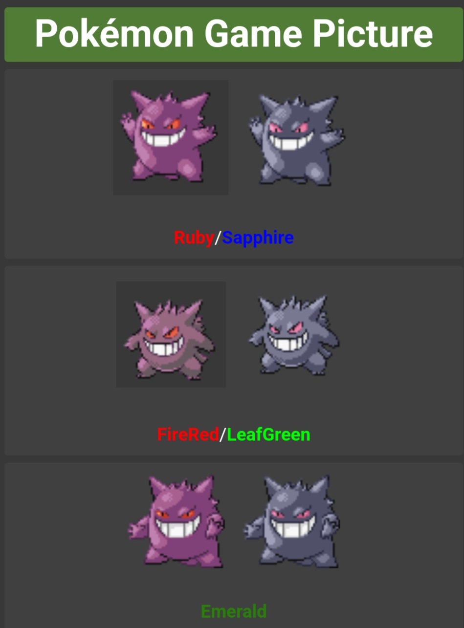 Shiny Haunter Fire Red