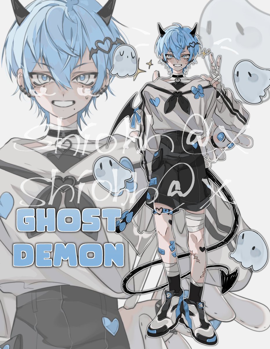 Ghost Demon - sold」 」|SHIO塩🦇のイラスト