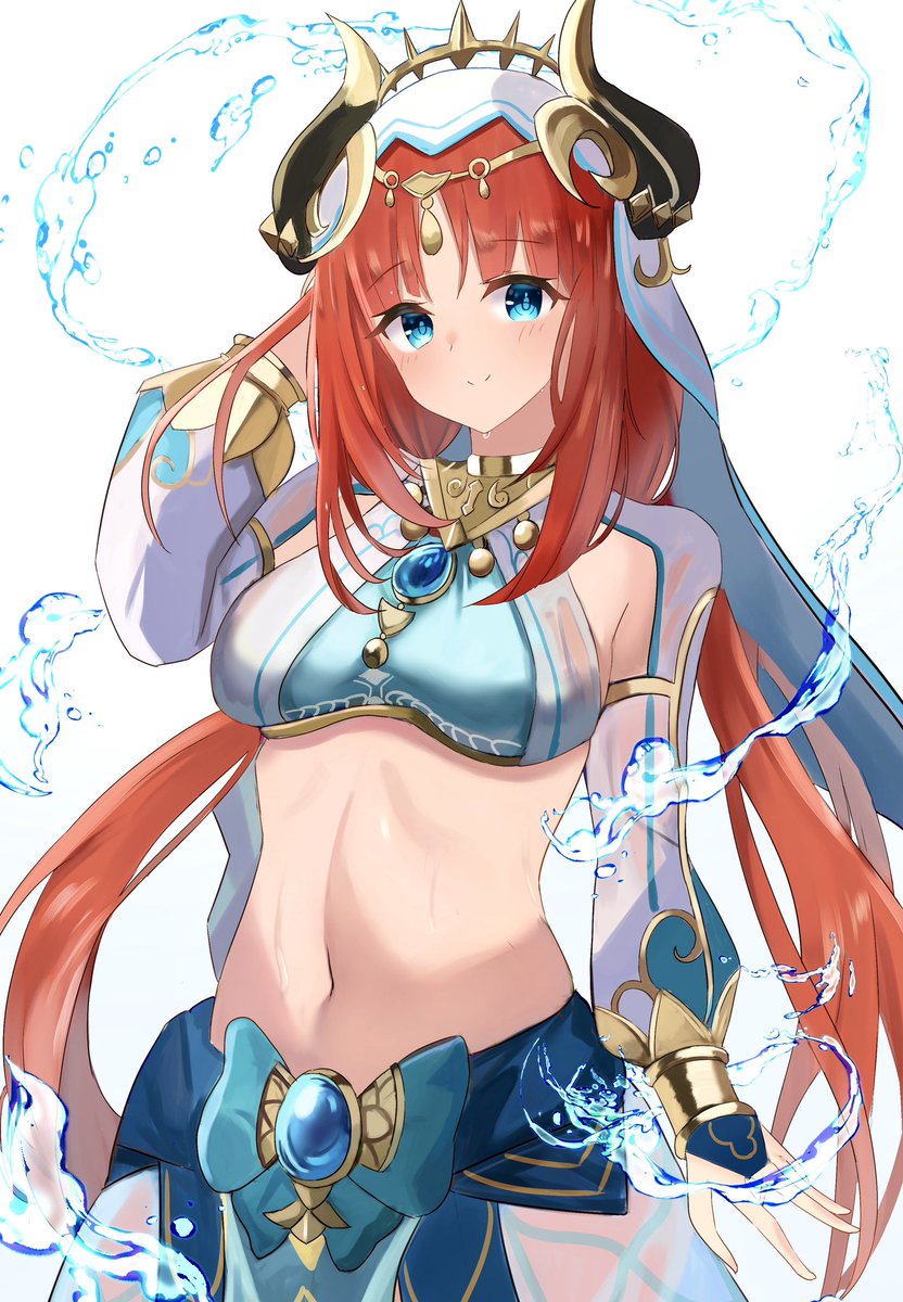 ネル原神 「ニィロウ生誕祭2023 Nilou Genshinimpact ニィロウお」田口 ゆうのイラスト