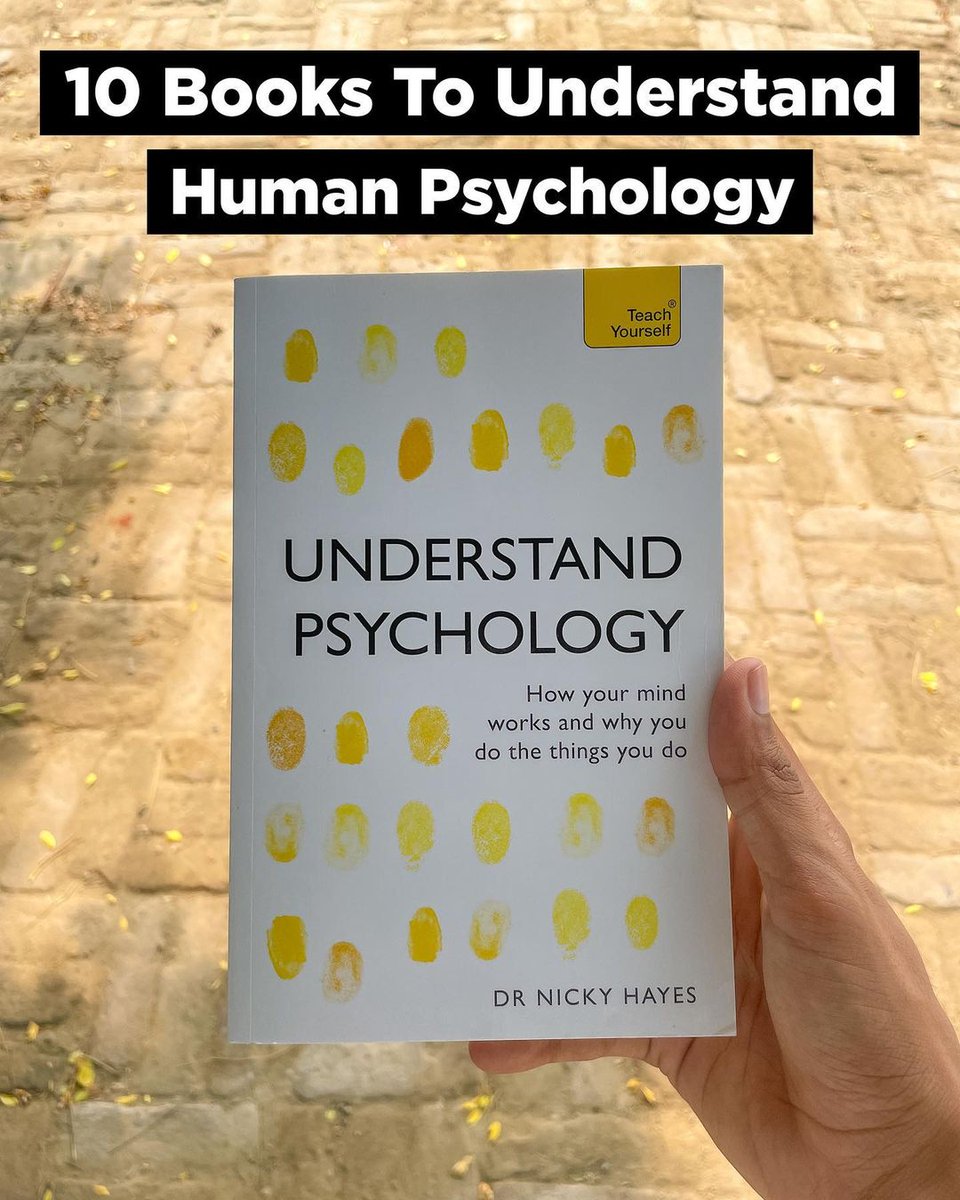 10 Books To Understand Human Psychology - Thread from Wealth Hatch🧠📈 ...