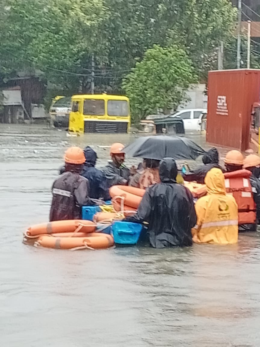 Cyclone Michaung: Heavy rain lashes several parts of Andhra Pradesh and Tamil Nadu – THE INDIAN ...