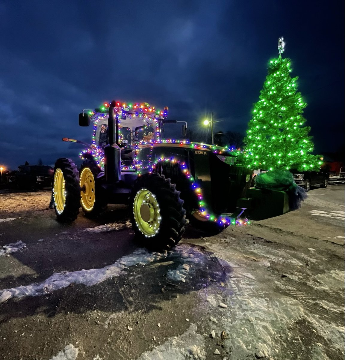 John Deere Christmas Lights Lichterfahrten: Landwirte Wünschen Mit