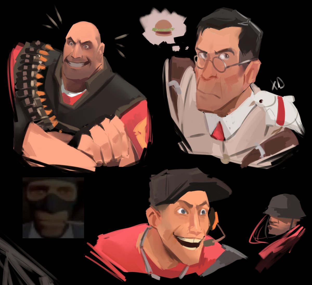 「tf2 practice. #tf2 #TeamFortress2」|DanielaVE ☕ | QSMP WOOOのイラスト