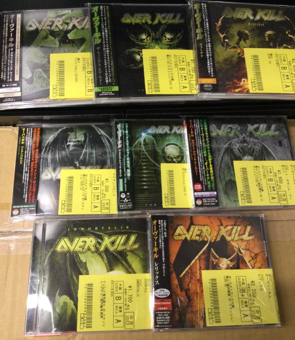 続いて OVERKILL、SODOM、DARK ANGEL、HEATHE.. | ディスクユニオンお茶の水ハードロック/ヘヴィメタル館＠買取 ...