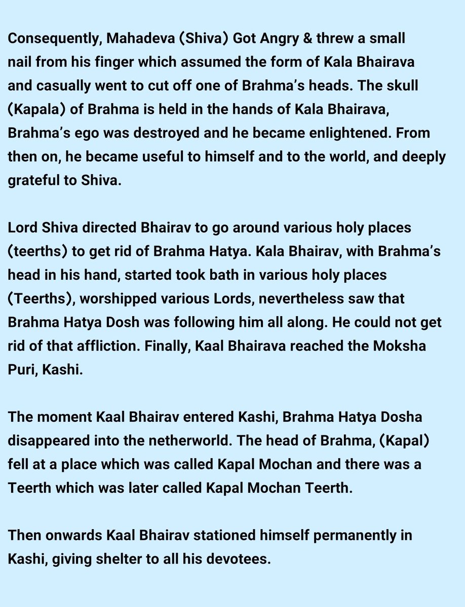 #Thread | 𝗞𝗮𝗮𝗹 𝗕𝗵𝗮𝗶𝗿𝗮𝘃 ~ 𝗔 𝗙𝗶𝗲𝗿𝗰𝗲 𝗠𝗮𝗻𝗶𝗳𝗲𝘀𝘁𝗮𝘁𝗶𝗼𝗻 𝗼𝗳 𝗦𝗵𝗶𝘃𝗮 Om Shri Kaal ...