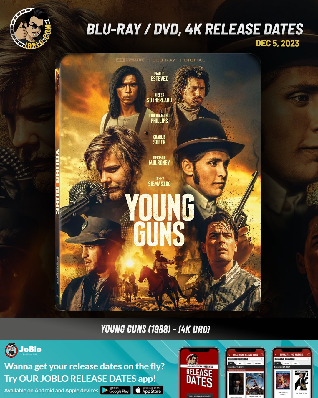 Young Guns 2 Blu Ray