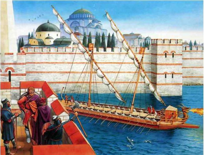 In the spring of 718 AD, the once mighty besiegers of Constantinople ...