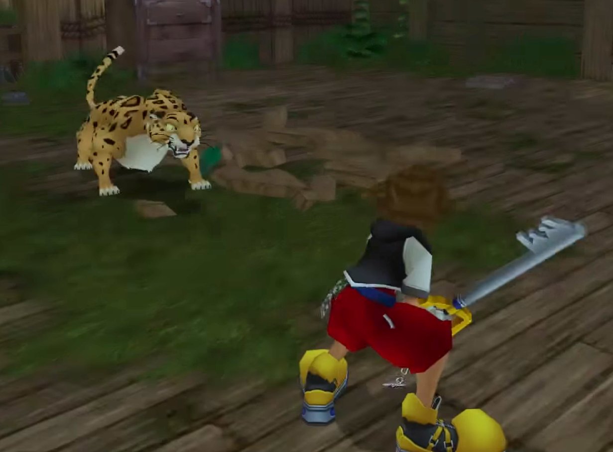 Tarzan Jaguar Fight Disney's Tarzan Official Promotional Image