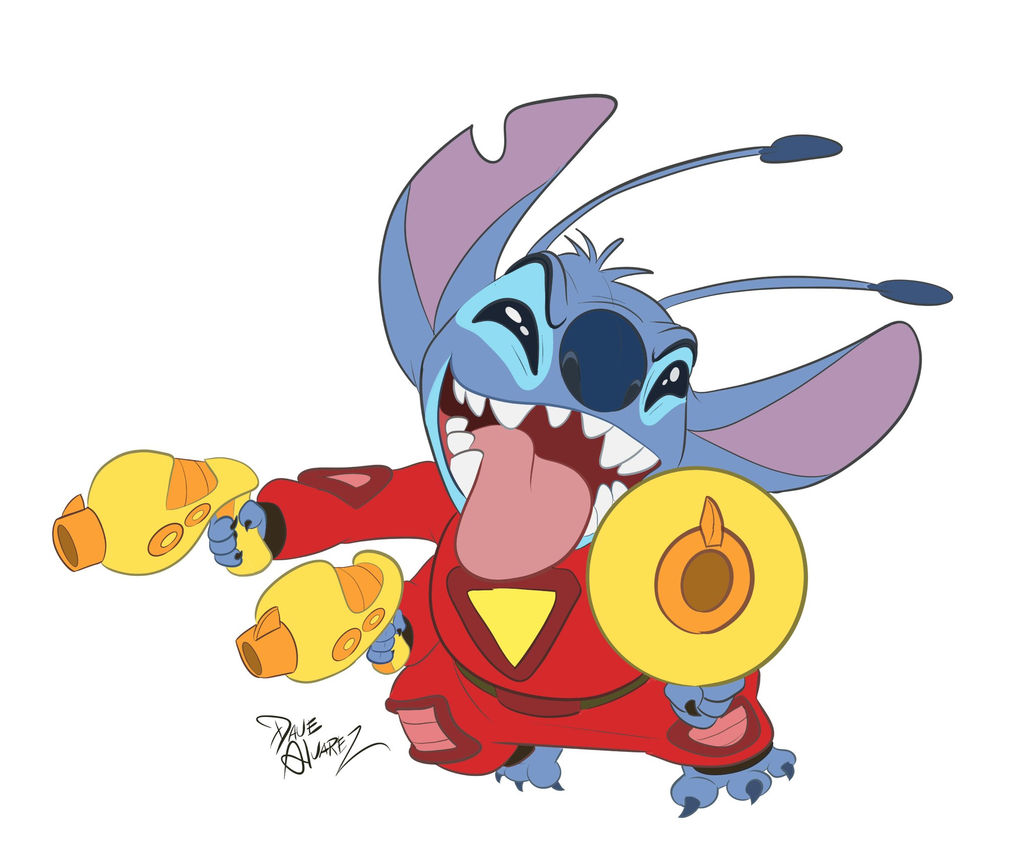 Lilo And Stitch Angry DISNEY Figurine Lilo & Stitch Surfboard