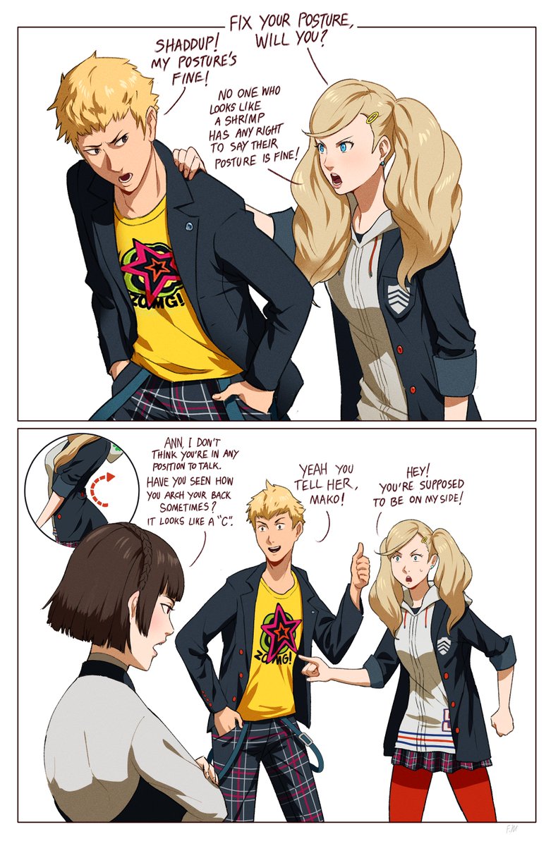 「Posturesona 5」Franの漫画