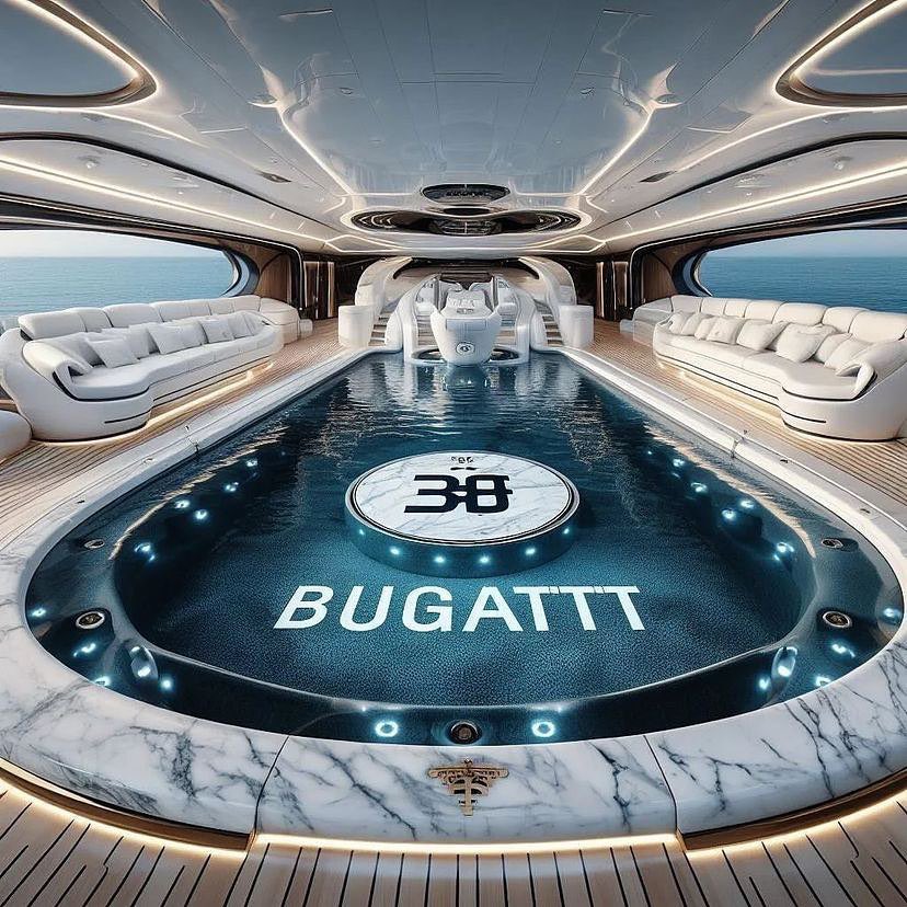 Bugatti has something extraordinary for us with this mega-yacht concept ...