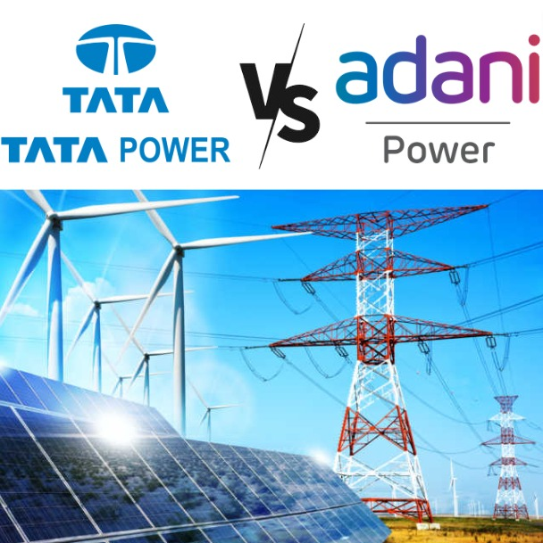 ⚡️Tata Power Company Ltd V/s Adani Power Ltd ⚡️Comparing India's 2 ...