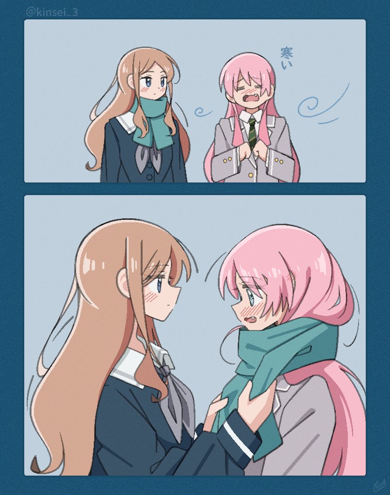 小金星三號 @kinsei_3 冬 #あのそよ #バンドリ #MyGO : r/yuri_jp