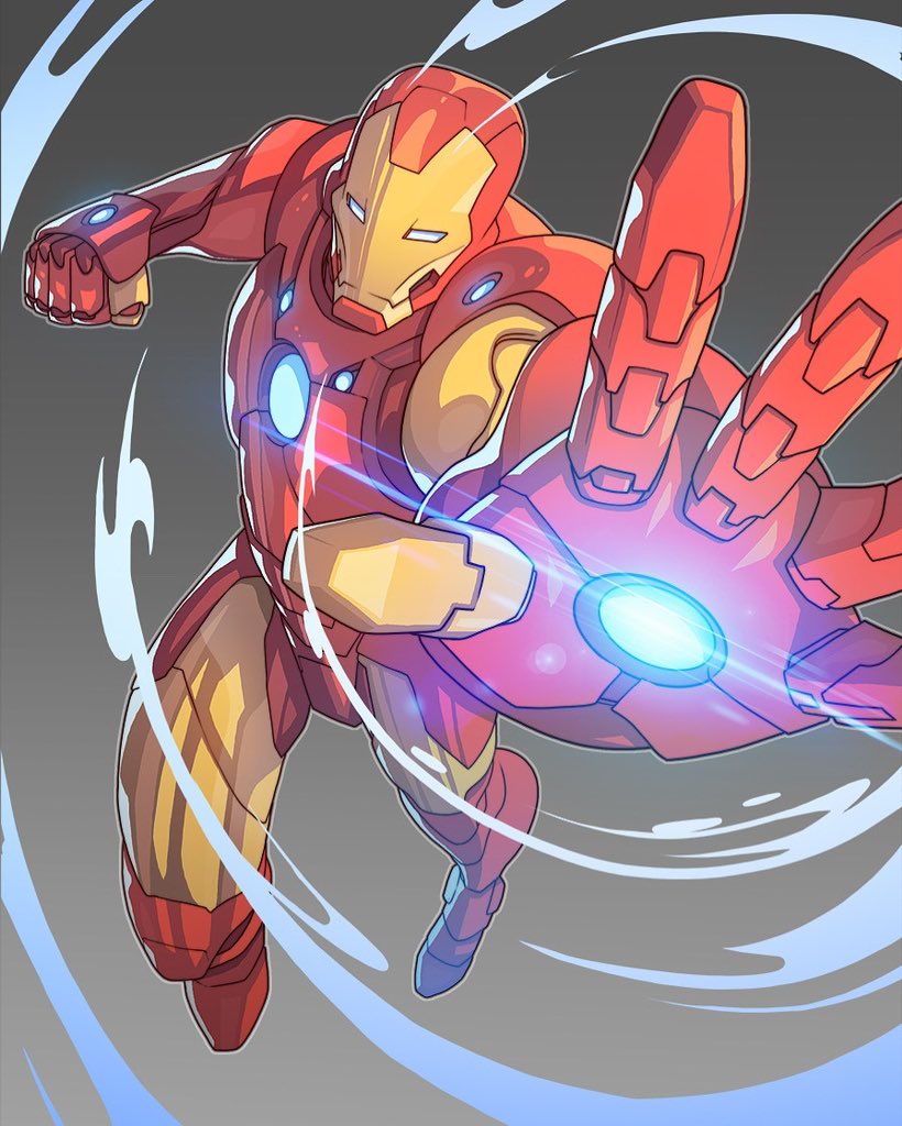 「Iron Man done for Upper Deck and Marvel.」|Edwin Huangのイラスト