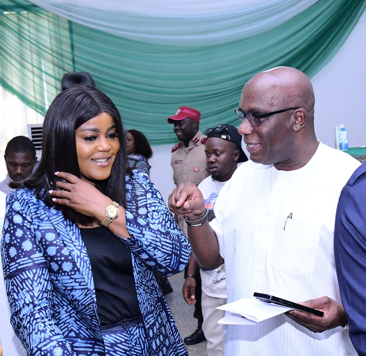 Yesterday, I was opportuned to represent Dr. Dele Alake @AlakeDele Hon. Minister for Solid ...