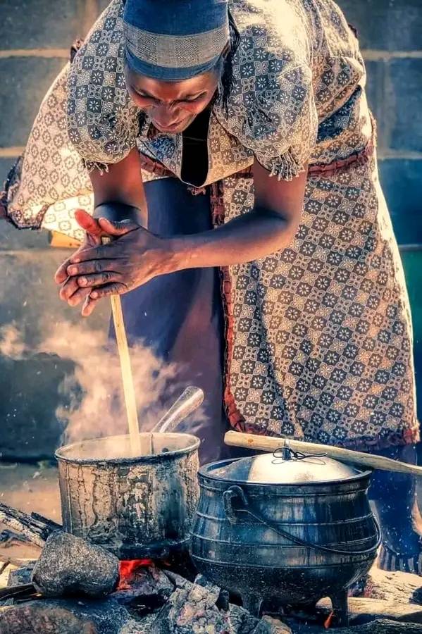 Cooking is a ritual. Food absorbs the energy of the person who prepares ...