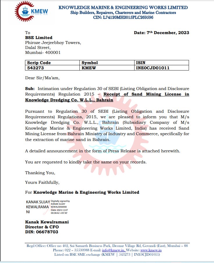 🚢KMEW: A Micro Cap player in dredging and small-craft business segment ...