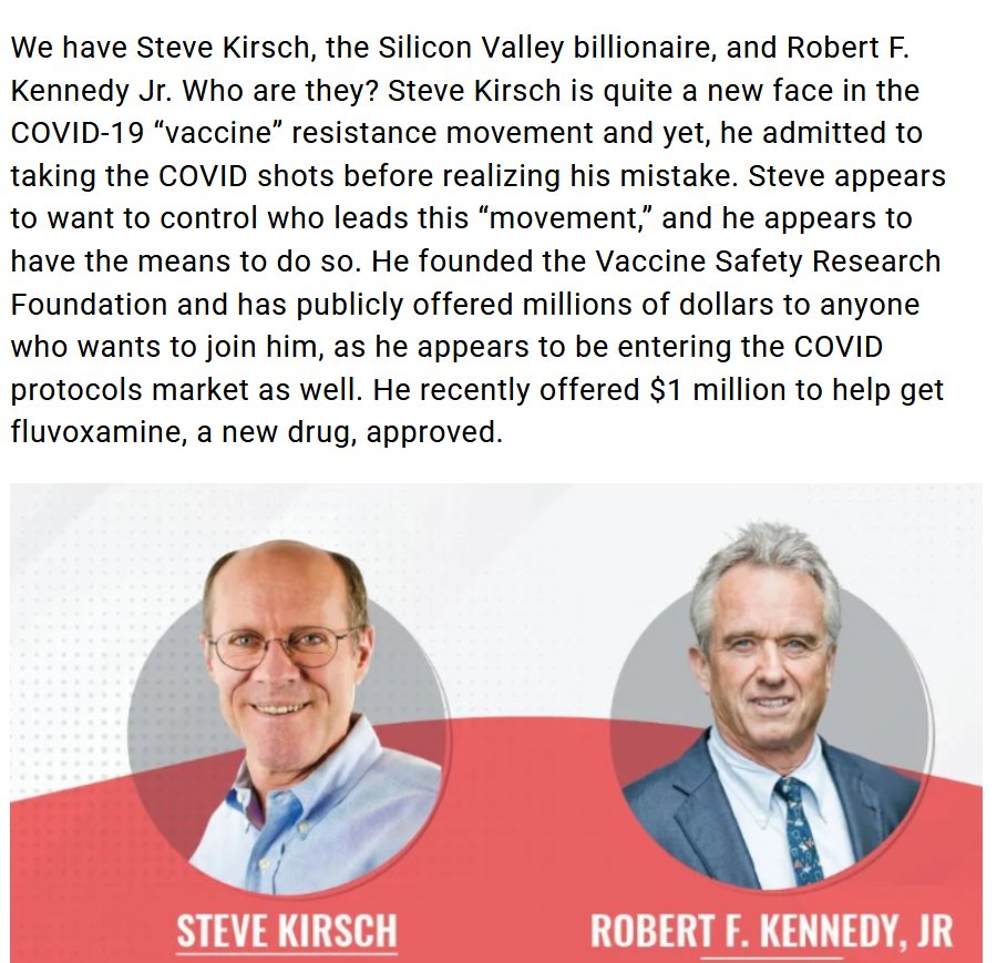 "Are some frontline speakers for the anti-covid vaccine movement being ...