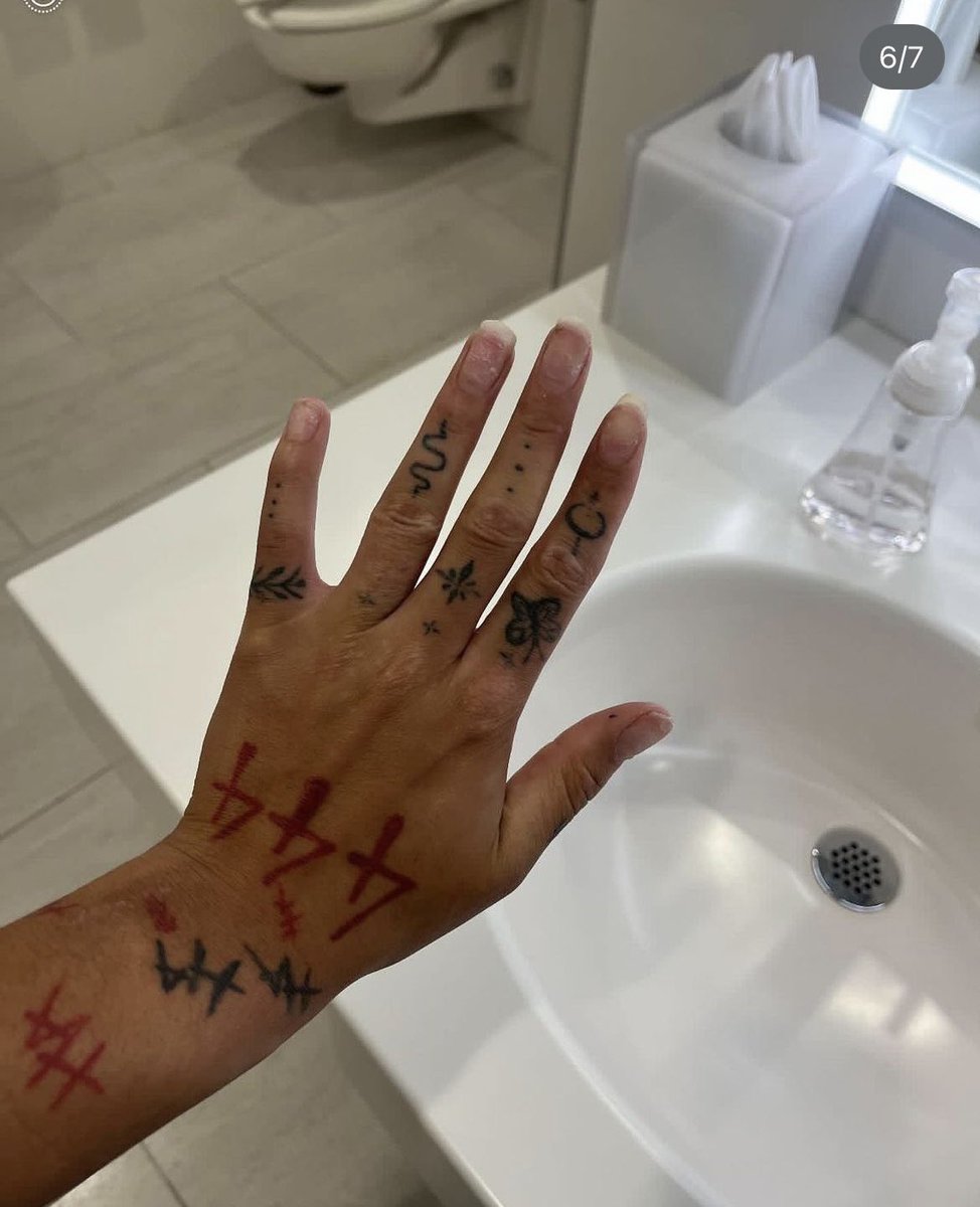 Plumbing Hand Tattoo