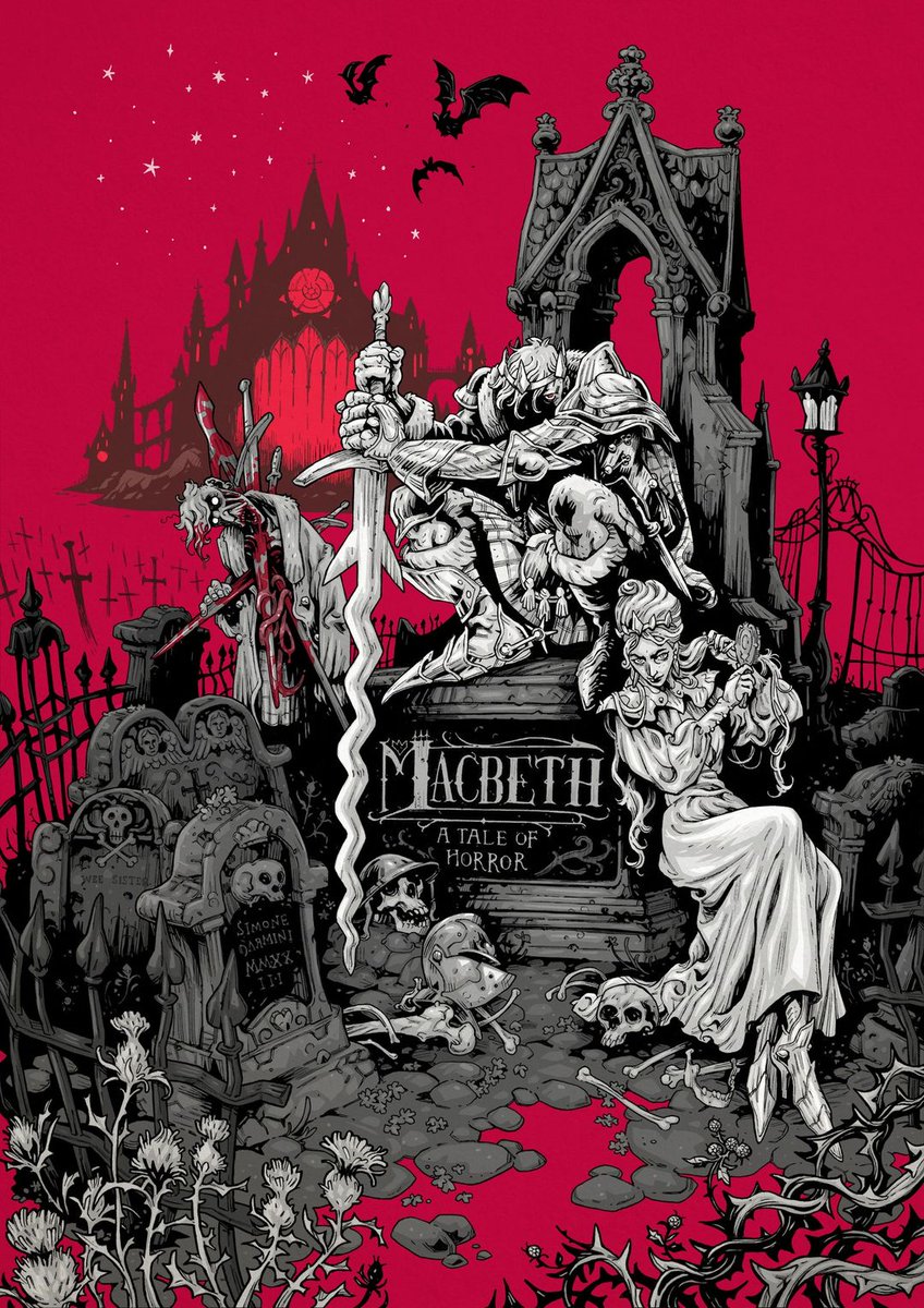 「Out soon -MACBETH, A TALE OF HORROR. By 」|Mike Mignolaのイラスト