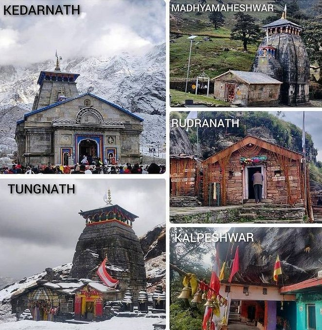 The Panch Kedar Mandirs are amongst the most divine pilgrimage sites ...