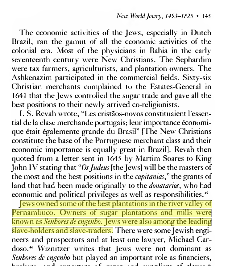 Jews and the Atlantic Slave Trade Thread 🧵 - Thread from T. T ...
