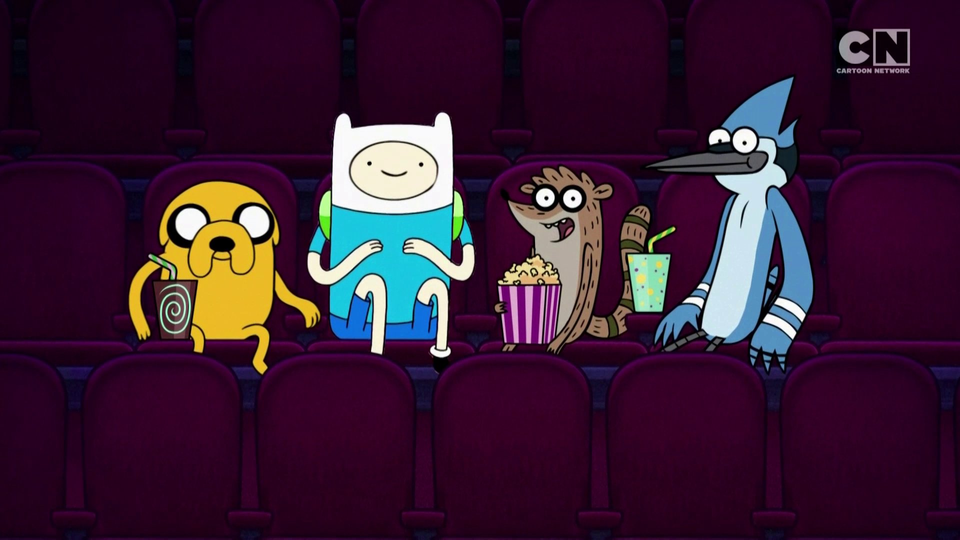 Adventure Time And Regular Show