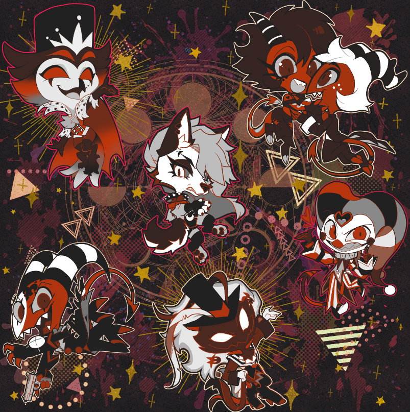 「Working on a new pattern, Helluva Boss t」|Korvenのイラスト