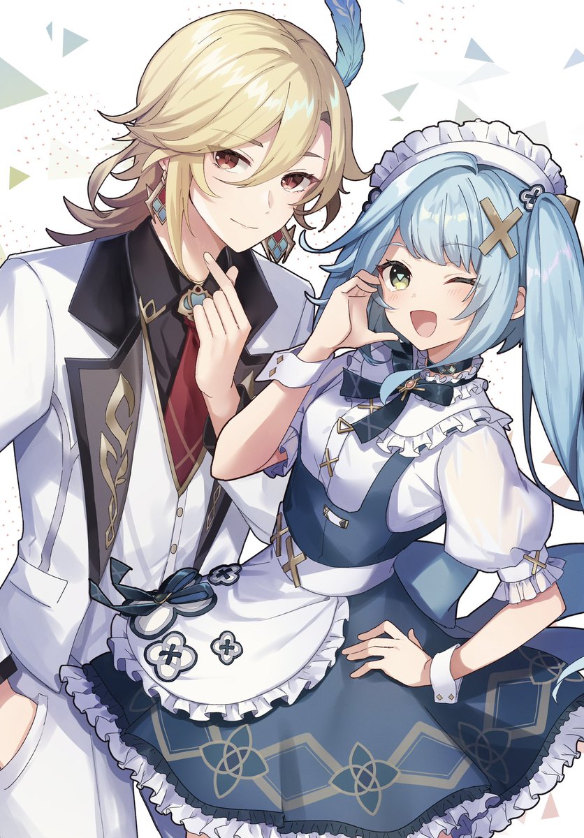 C103新刊サンプル②】「Teyvat LOG」B5/20p新規描き下ろし9点」|ナギ🌸🎨のイラスト