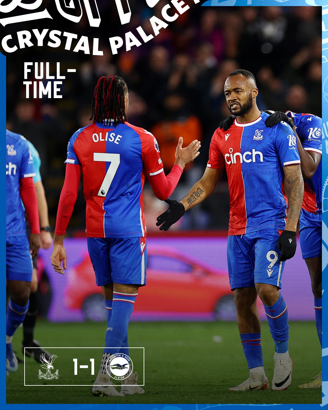 โขกคนละตุง!พาเลซเจ๊าไบรท์ตัน1-1 - Rakball | รวบรวมไฮไลท์ฟุตบอล ไฮไลท์บอล คลิปฟุตบอล ดูบอลย้อนหลัง