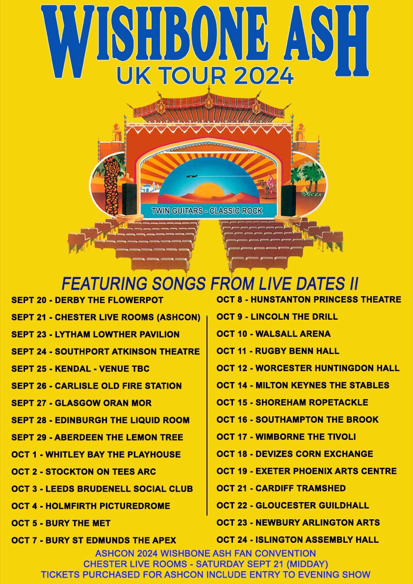 Wishbone Ash Tour 2024 Tickets - Alina Beatriz Wishbone Ash Tour 2024 Tickets - Alina Beatriz