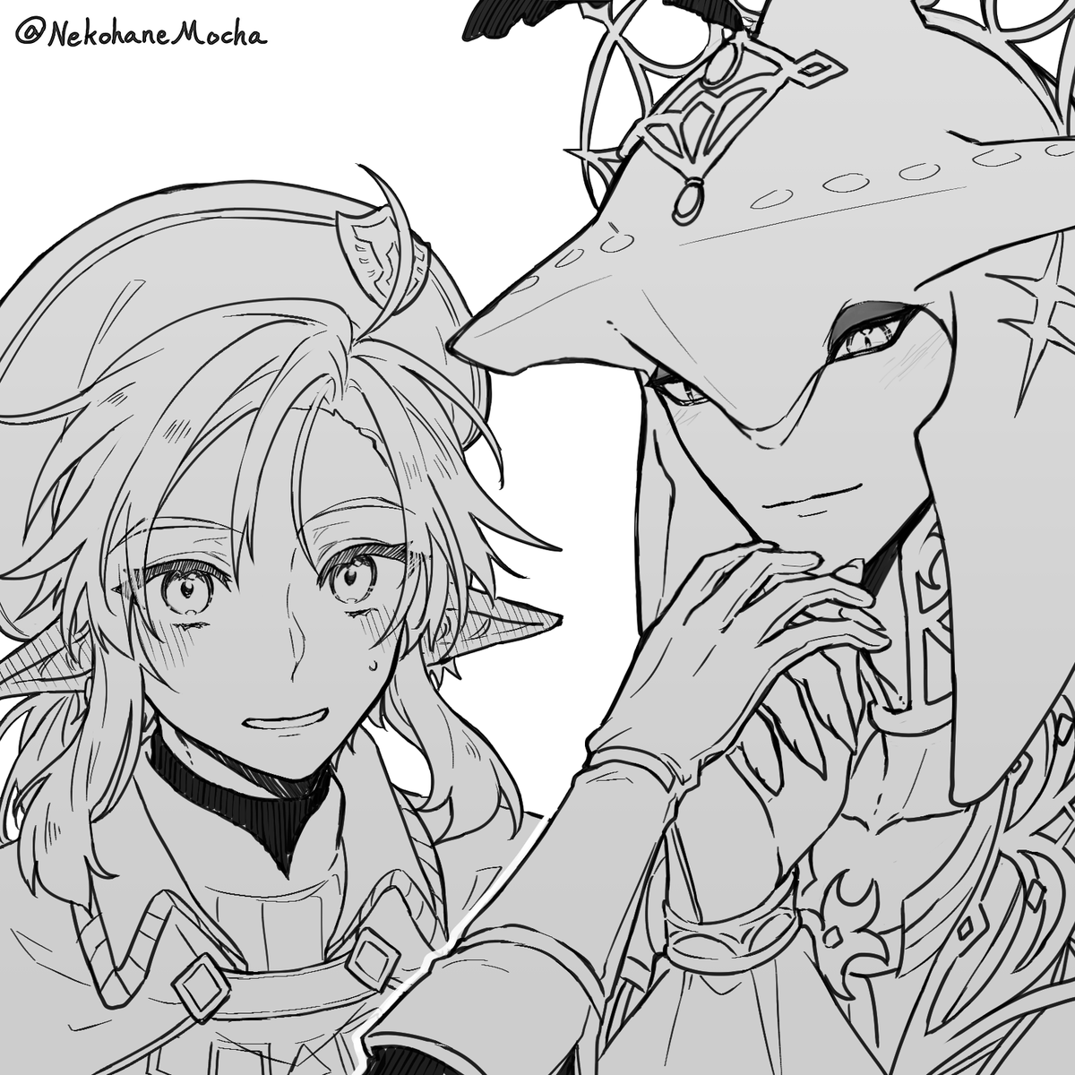 「etiquette #sidlink #シドリン 」猫羽モカ️☕CWT-S18/NiCE兔06の漫画