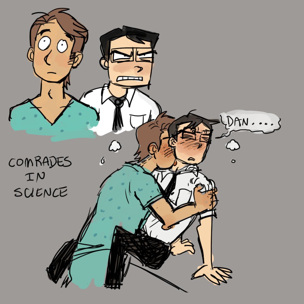 「dont quite got the hang of them but. re-animator yaoi #danbe」silly ...